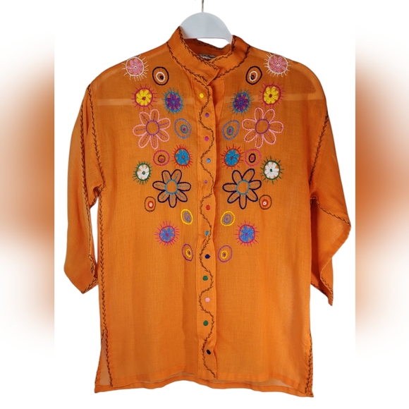 Yolanda Original | Swim | Vintage Yolanda Original Embroidered Top Swim ...